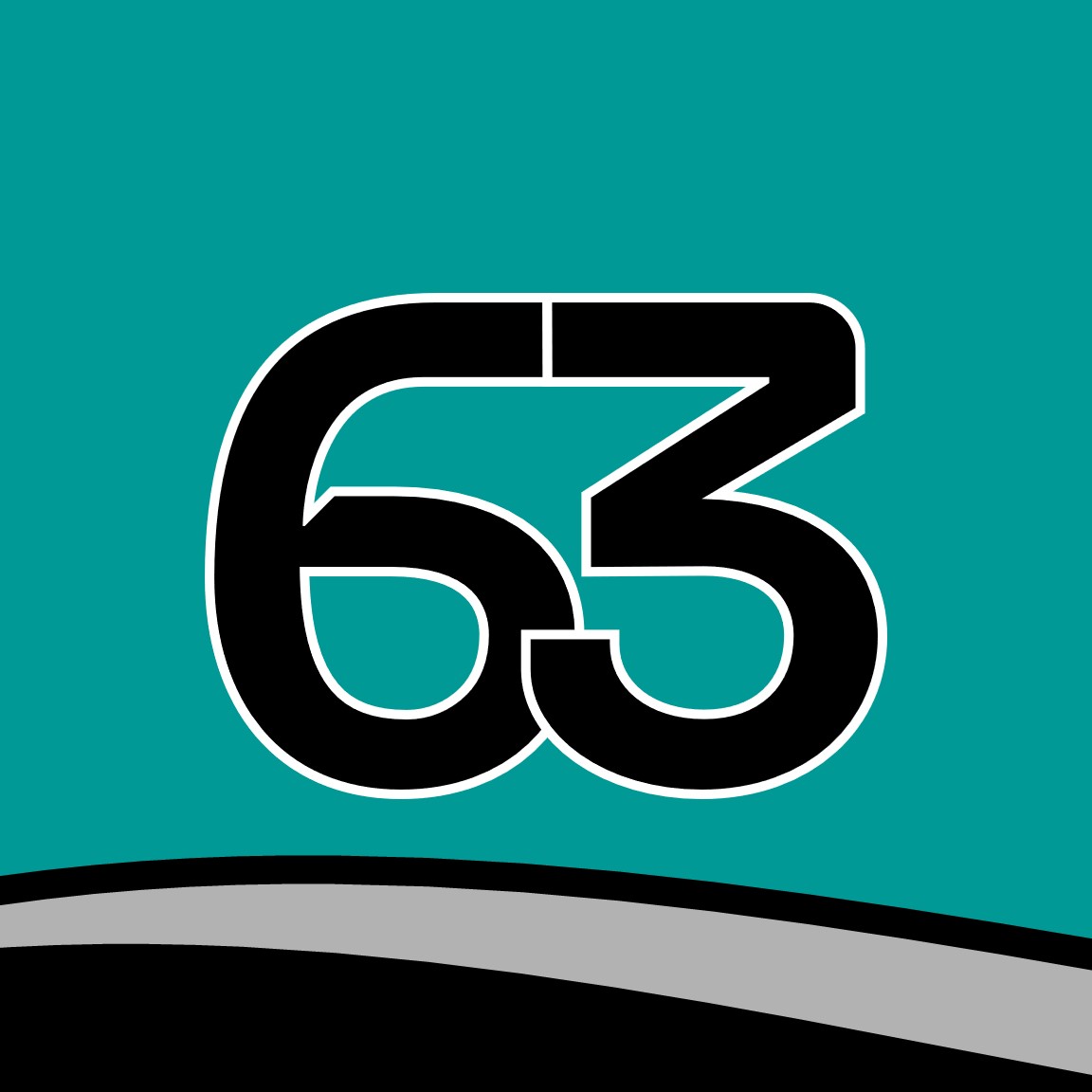 2024 GEORGE RUSSELL FORMULA 1 NUMBER CARDS