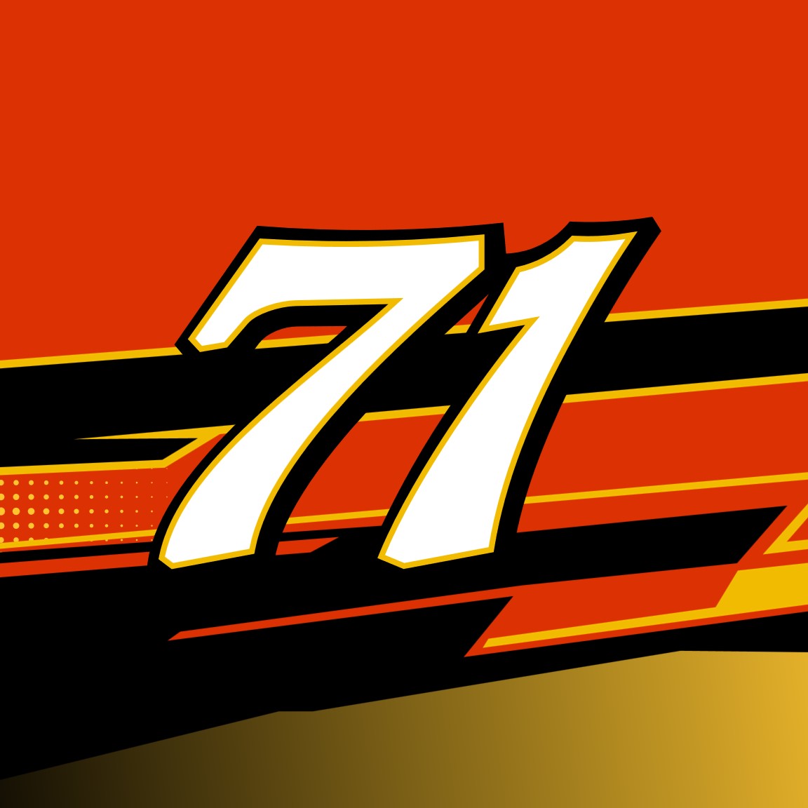2025 MICHAEL MCDOWELL CUP NUMBER CARDS
