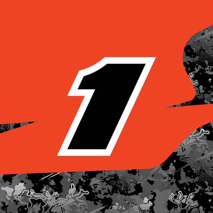 2025 CARSON KVAPIL XFINITY NUMBER CARDS