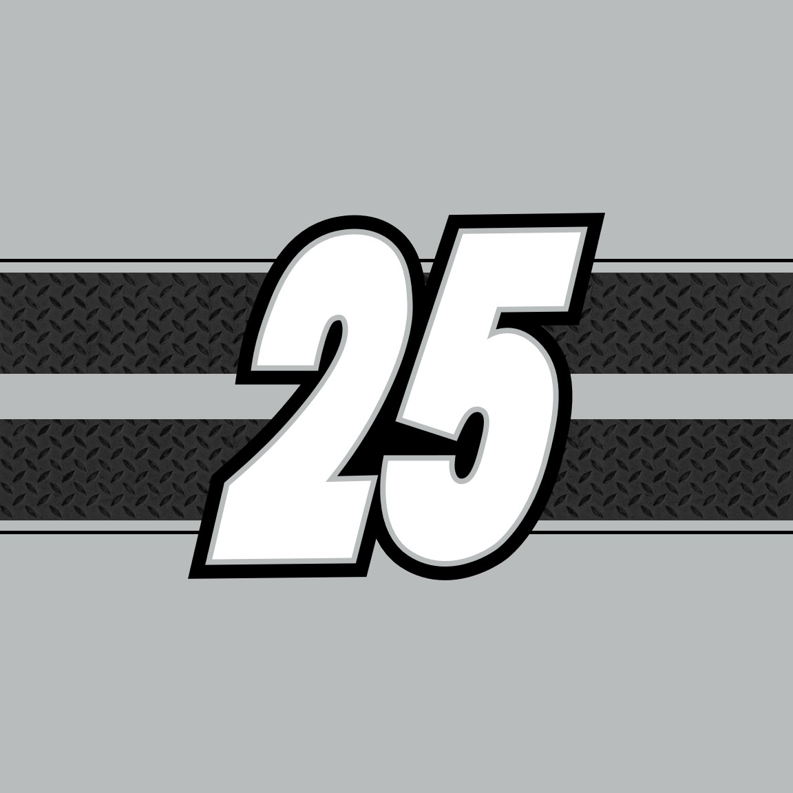 2025 HARRISON BURTON XFINITY NUMBER CARDS
