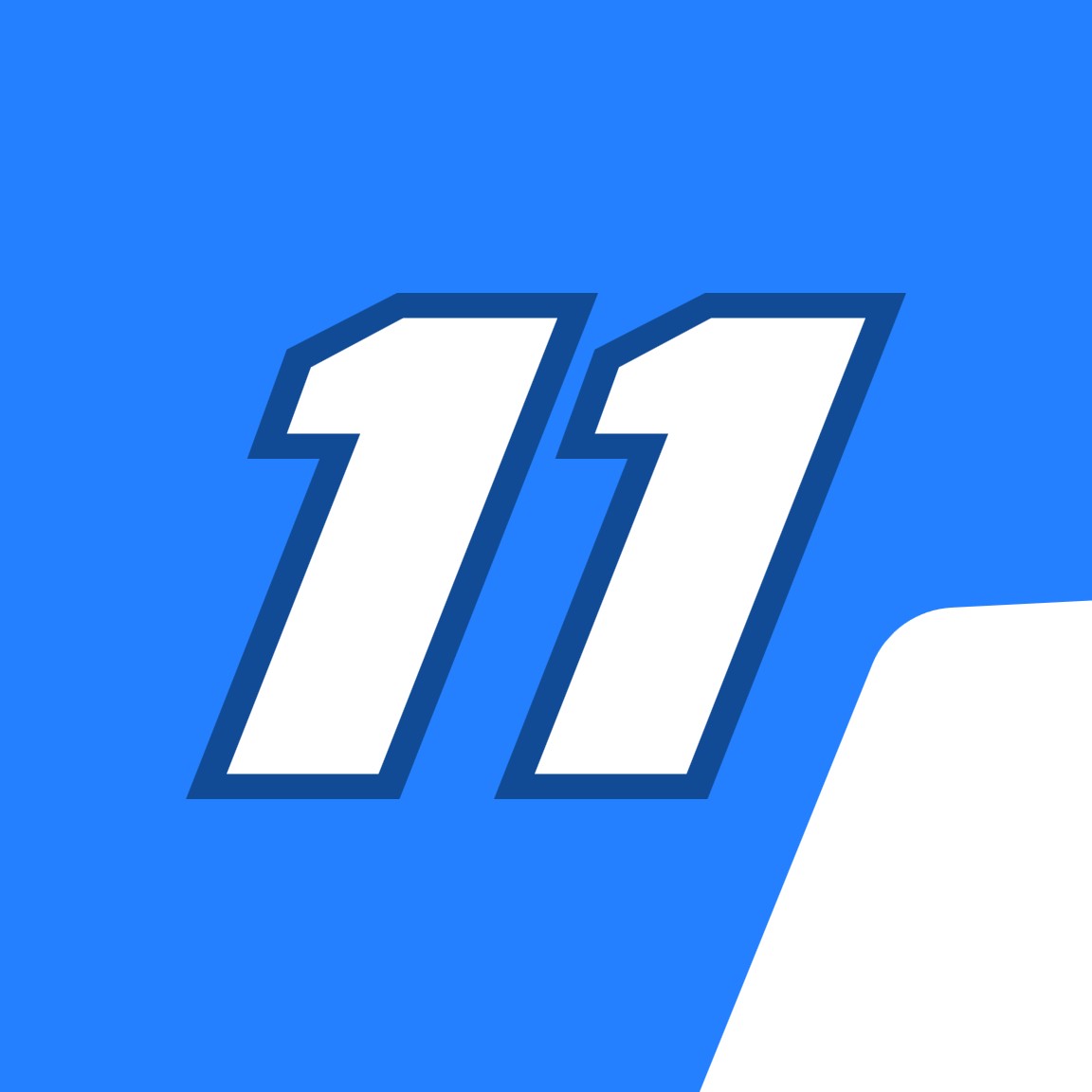 2025 DENNY HAMLIN CUP NUMBER CARDS