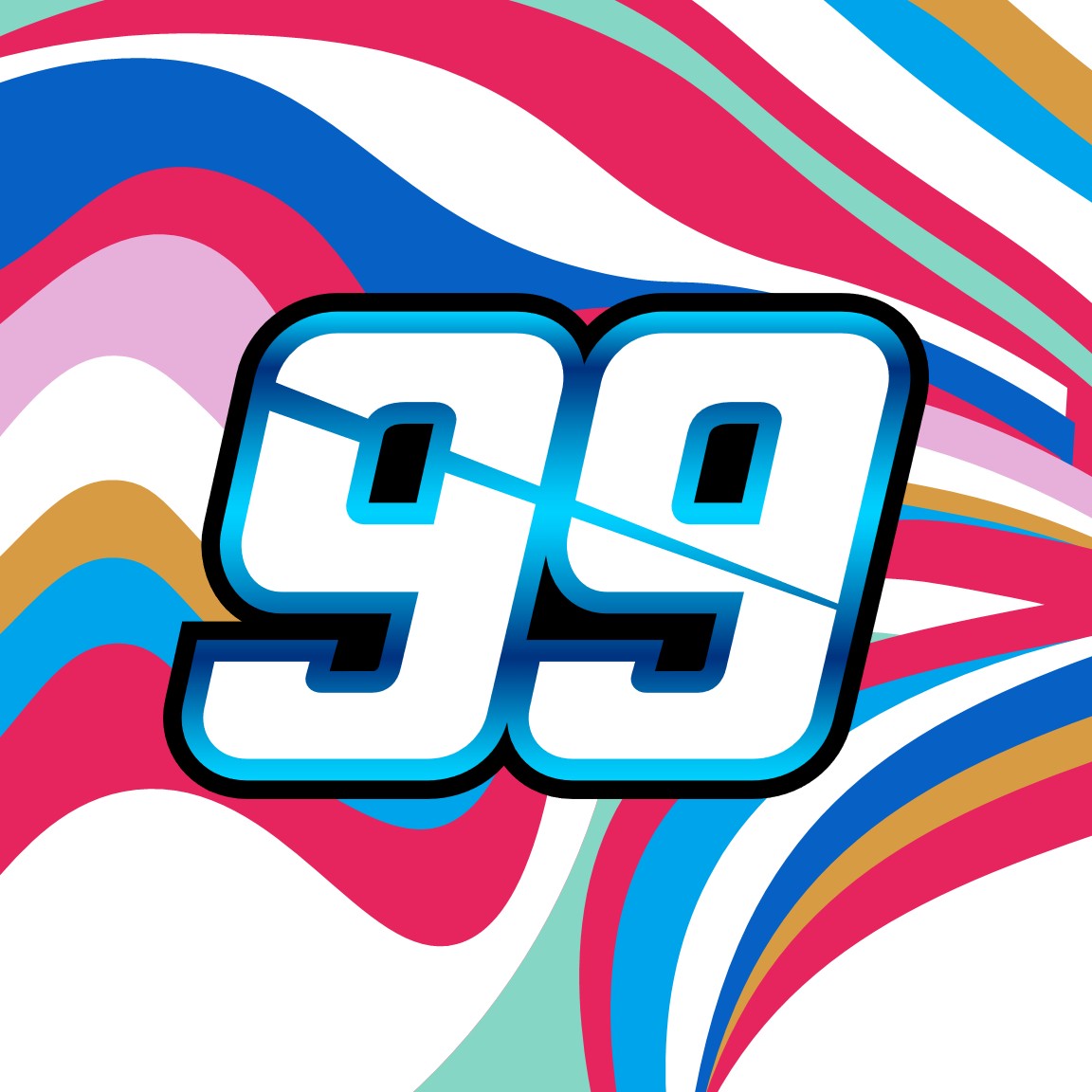 2025 DANIEL SUAREZ CUP NUMBER CARDS