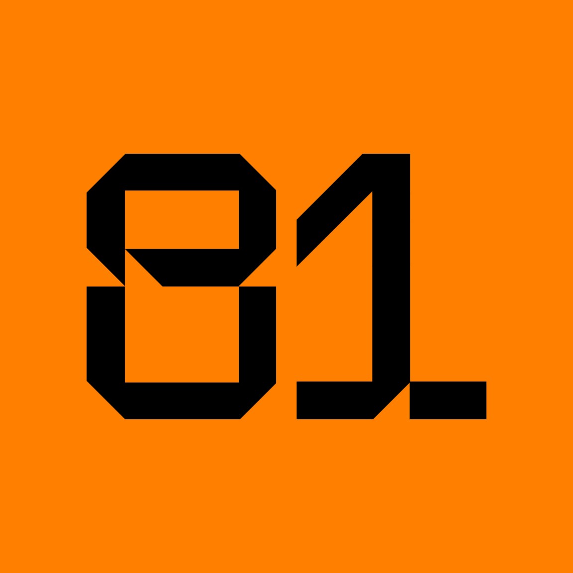 2025 OSCAR PIASTRI FORMULA 1 NUMBER CARDS