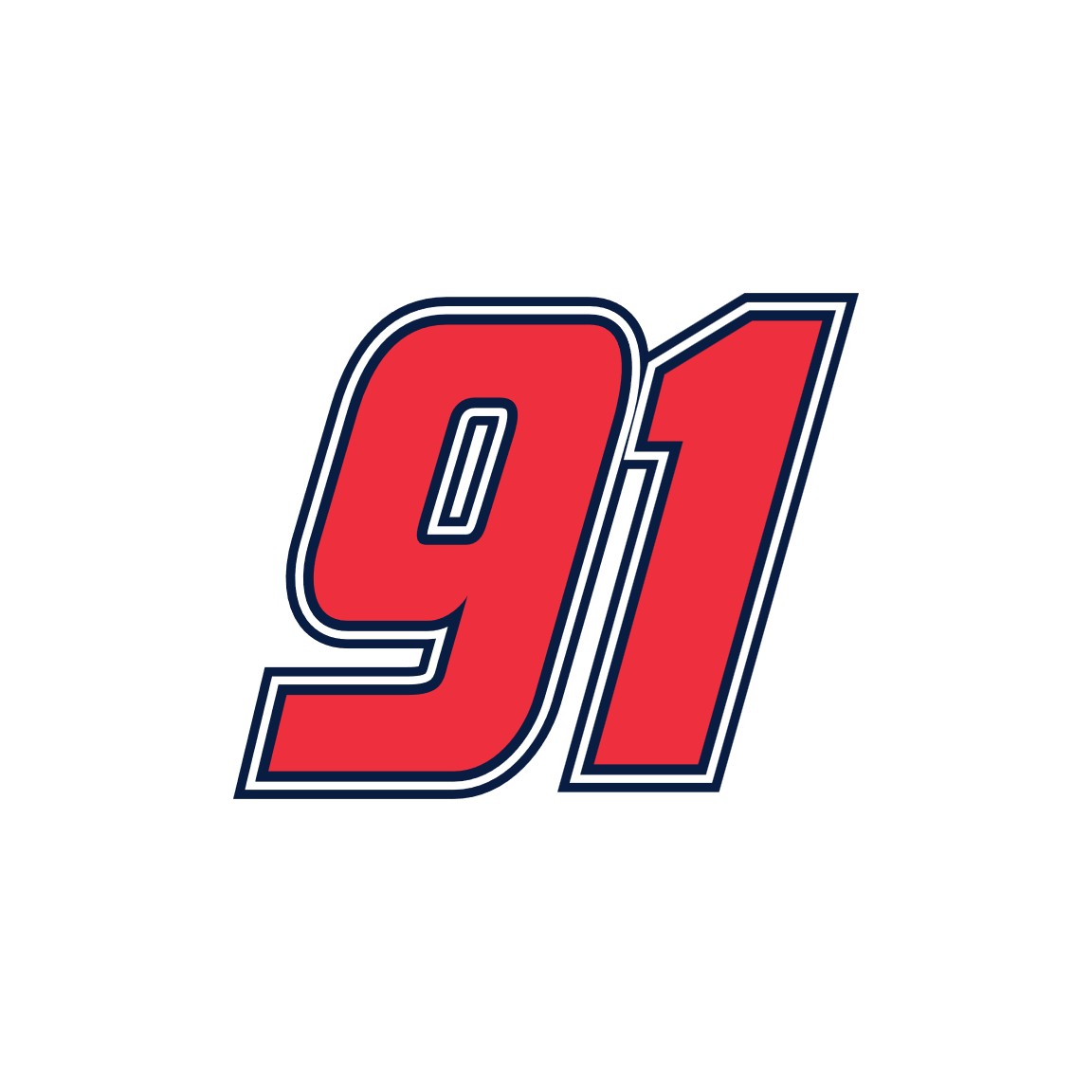 2025 MATT MILLS XFINITY NUMBER CARDS