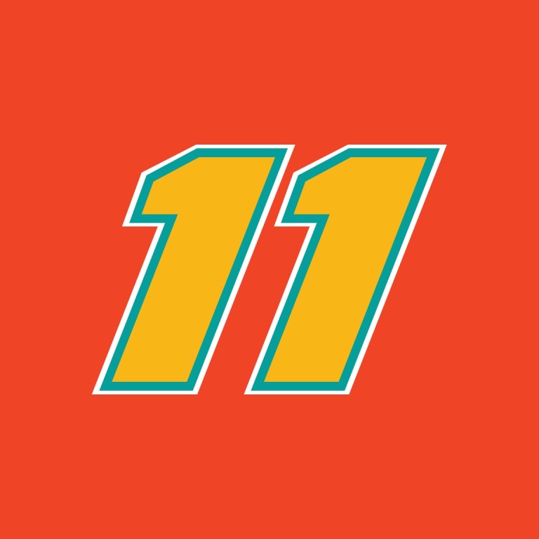2026 DENNY HAMLIN CUP NUMBER CARDS